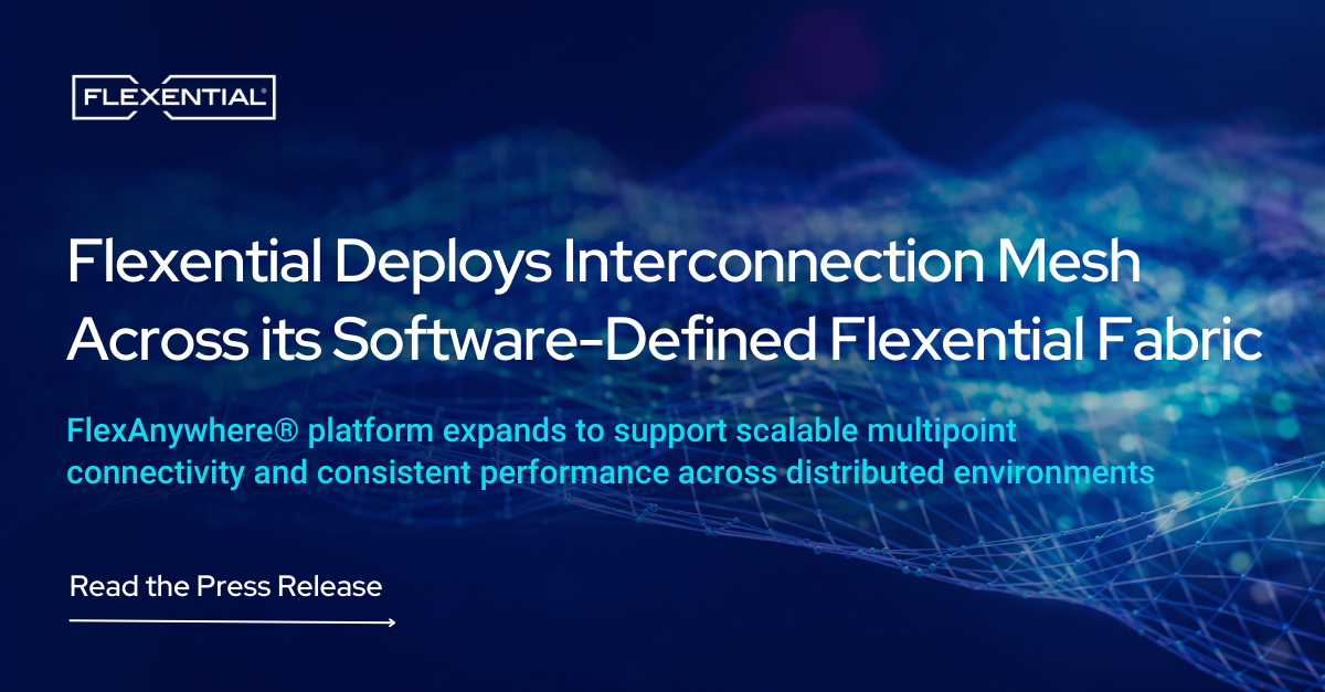 Flexential Deploys Interconnection Mesh Across its Software-Defined Flexential Fabric | Flexential