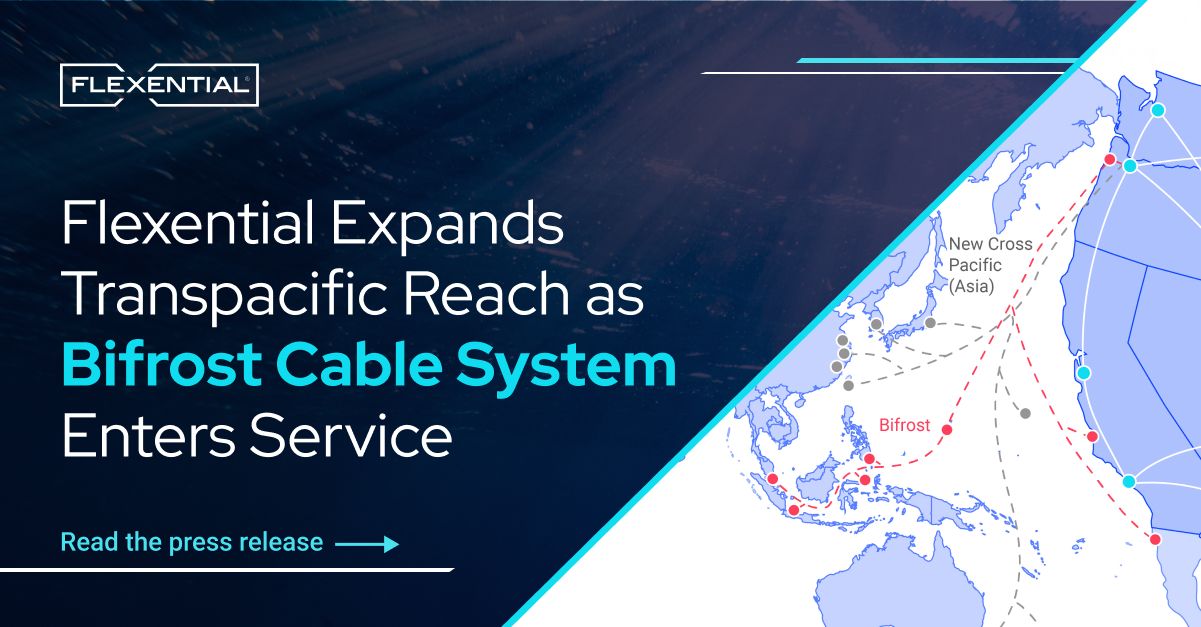 Flexential Expands Transpacific Reach as Bifrost Cable System Enters Service | Flexential