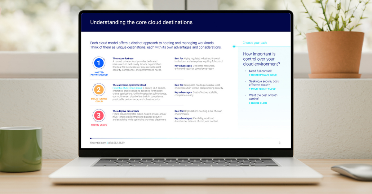 Plot Your Path to the Best Cloud Choice | Flexential